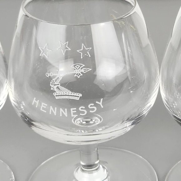 Hennessy | Dining | Vintage Hennessy Cognac Glasses Set Of 4 | Poshmark